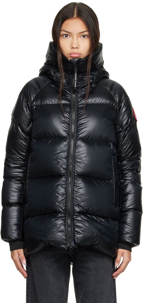 Canada Goose Black Cypress Puffer Down Jacket SSENSE
