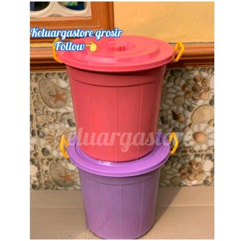Jual Ember Plastik 30liter Tutup Warna Candy Rpm Shopee Indonesia