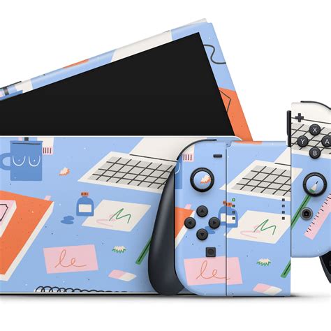 Nintendo Switch Oled Skin Messy Desk Cucu Covers
