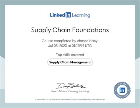 Ahmed Hany On Linkedin Certificate Of Completion