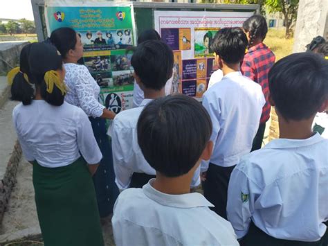 ပေါင်မြို့နယ်၌စာဖတ်ရှိန်မြှင့်တင်ရေး ဟောပြောခြင်း၊ နံရံကပ်စာစောင်ပြသခြင