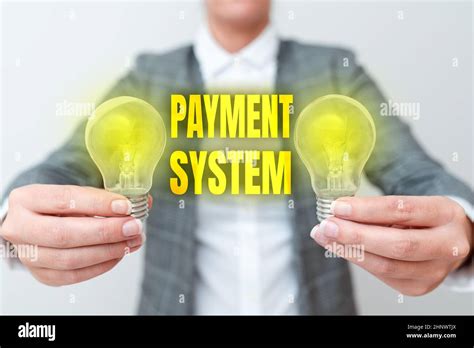 Text Sign Showing Payment System Concept Meaning Compensation Scheme