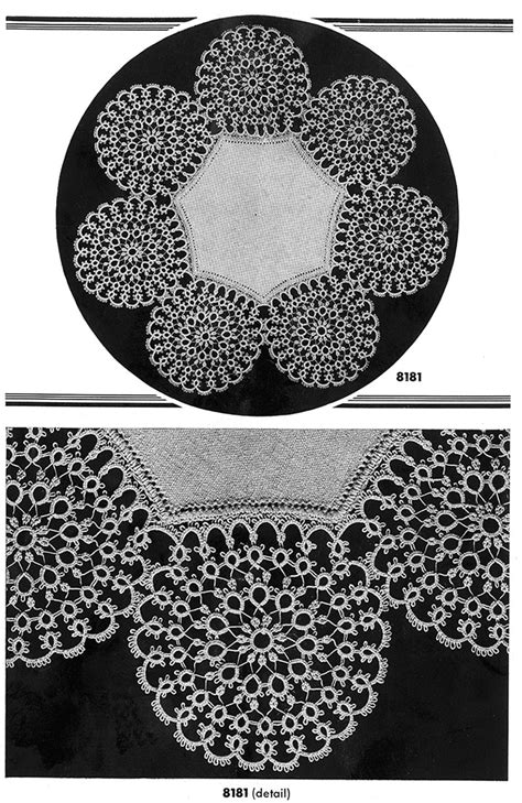 Tatting Doily Pattern 8181 Crochet Patterns
