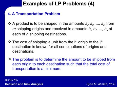 Linear Programming 1 Ppt