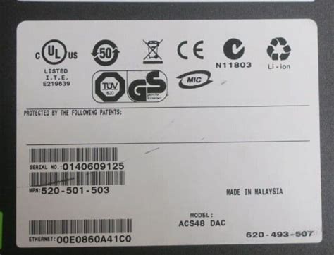 Avocent Cyclades Acs48 48 Port Serial Console Server Dac Dual Psu 520 501 503