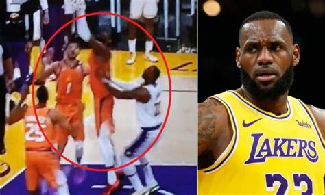 Lebron James Called Out For ‘dirty Play During Lakers Suns Video