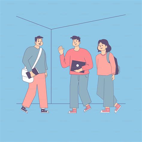 거울 앞에 서 있는 한 무리의 사람들 벡터 Unsplash의 대학교 이미지
