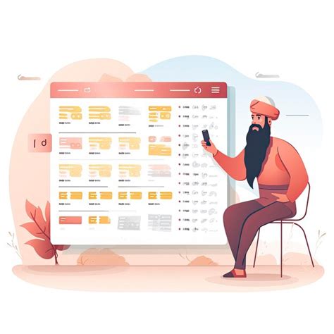 Premium Ai Image Minimalist Linguist Deciphering Ancient Scripts Flat