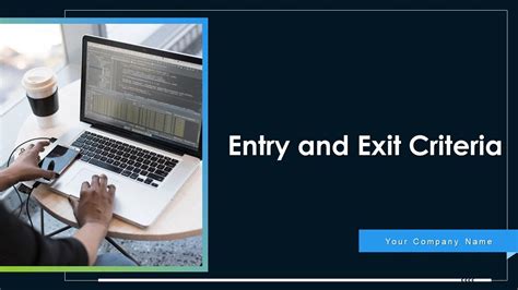 Entry And Exit Criteria Powerpoint Ppt Template Bundles Presentation Graphics Presentation