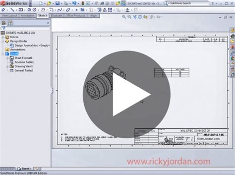 SolidWorks 2010 Awesome Tables RickyJordan