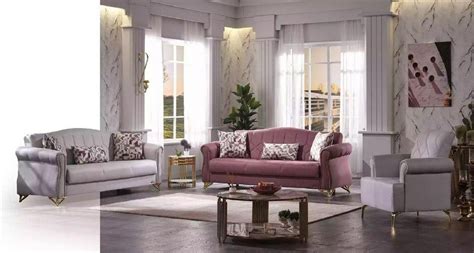 Jvmoebel Wohnzimmer Set Sofagarnitur 331 Luxus Grau Sofagarnitur