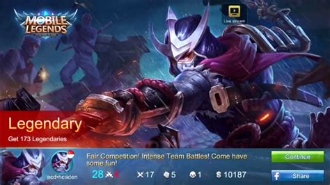 Mobile Legends Hayabusa Insane Gameplay Solo Mvp Youtube