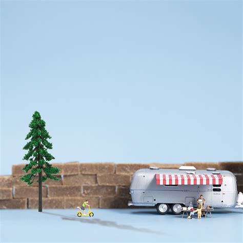 Whamvox Miniature Tree Model Pine Trees Decorative Models Mini Garden Decoration 20pcs 5in