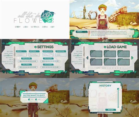 All The Pretty Flower Ui By Khoaisama On Deviantart