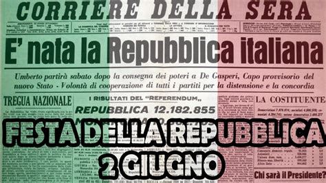 2 GIUGNO FESTA DELLA REPUBBLICA YouTube