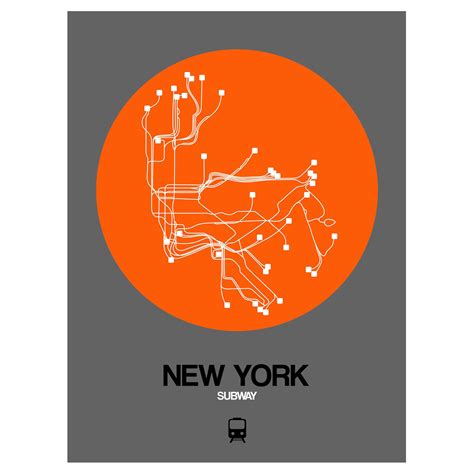 New York Subway Map Orange Subway City Maps Touch Of Modern