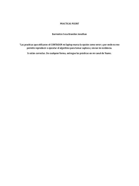 Practicas Pseint Pdf