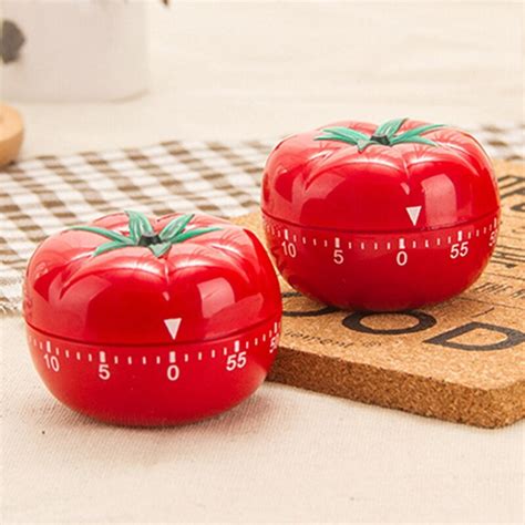 1 60min Tomato Timer Durable Kitchen Mechanical Ti Vicedeal