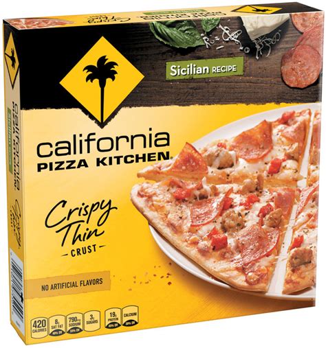 California Pizza Kitchen Crispy Thin Crust Pizza Sicilian Recipe Small
