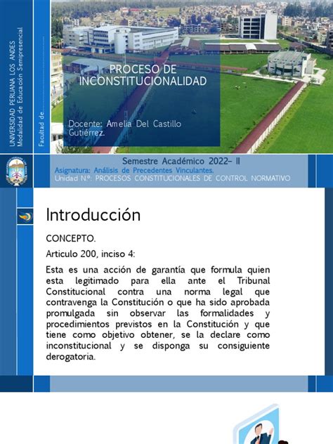 Proceso De Inconstitucionalidad Pdf Demanda Judicial Constitución