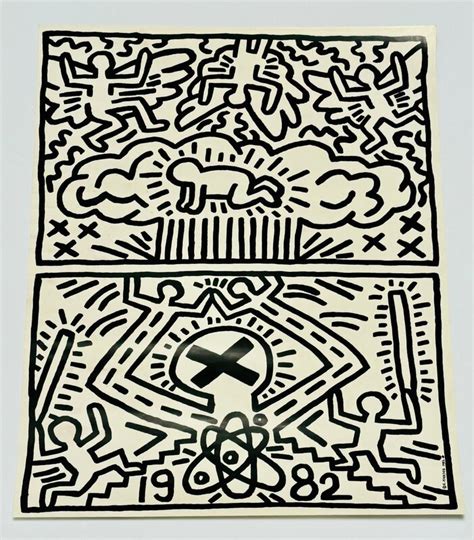 Keith Haring Keith Haring Poster For Nuclear Disarmament 1982 1982 Available For Sale Artsy