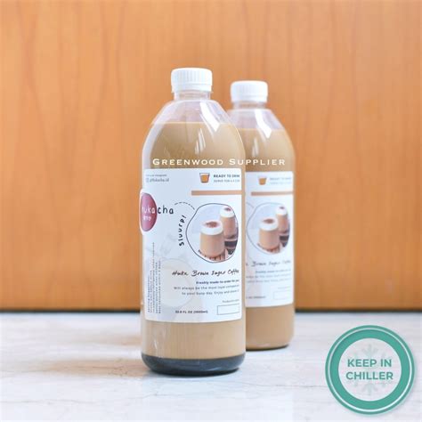 Jual Greenwood Kopi Susu Gula Aren 1 Liter FRESHLY MADE BY ORDER
