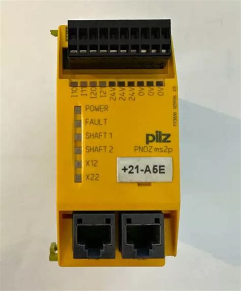 Pilz Pnoz Ms2p Modulo Controllo Velocità 773810 Eur 149 00 Picclick It