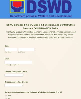 Dswd Organizational Structure