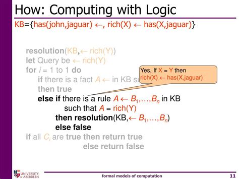 Ppt Formal Models Of Computation Part Ii The Logic Model Powerpoint Presentation Id 5086305