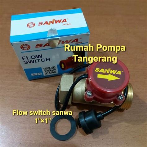 Jual Water Flow Switch Otomatis Flow Switch Merk Sanwa Ukuran 1 Di