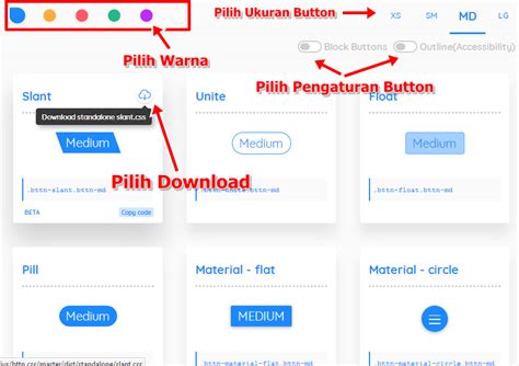 Cara Membuat Button Responsive 13 Gaya Dengan CSS