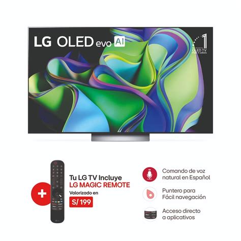 Ripley TELEVISOR SMART TV LG OLED 55 OLED55C3PSA AWF