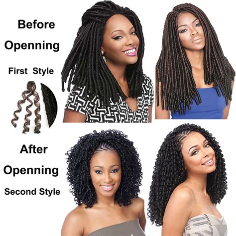 14 Inch Faux Locs Crochet Hair Extensions Dreadlocks Braids Synthetic