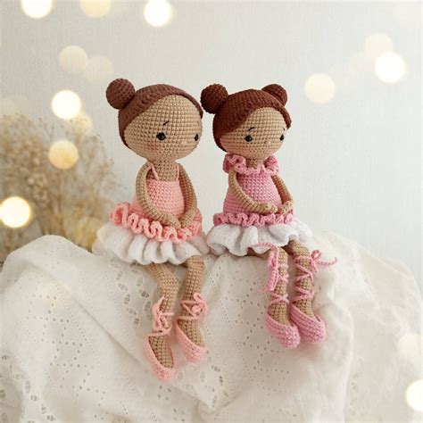 Crochet Doll Pattern Balerina Amigurumi Doll Amigurumi Ballerina