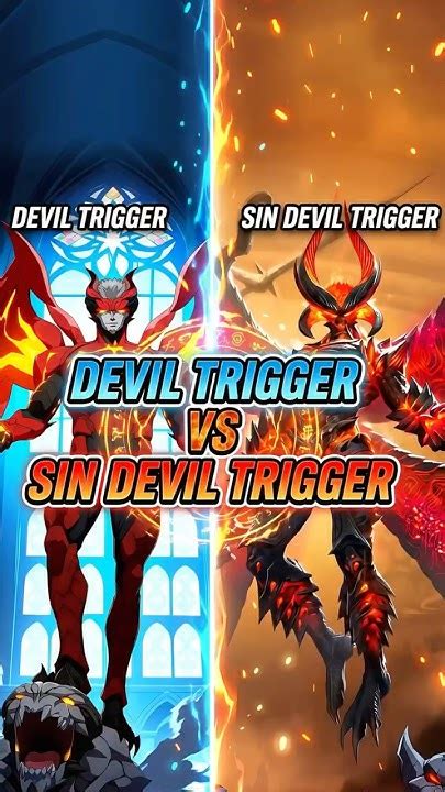 Devil Trigger Vs Sin Devil Trigger Explained Devilmaycry Dantes