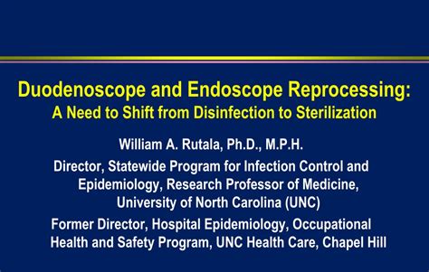 Ppt Shifting To Sterilization In Duodenoscope And Endoscope