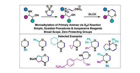 Green Synthesis Of Morpholines Via Selective Monoalkylation Of Amines