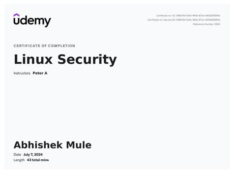 Earned Linux Security Certification Abhishek Mule Posted On The Topic Linkedin