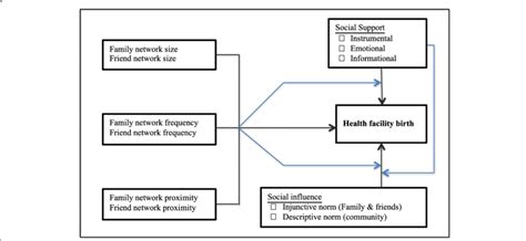 Conceptual Model Of The Relationship Between Network Characteristics Download Scientific