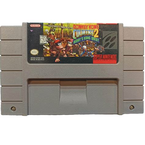 Fita Cartucho Donkey Kong Country 2 Snes Usado Mundo Joy Games
