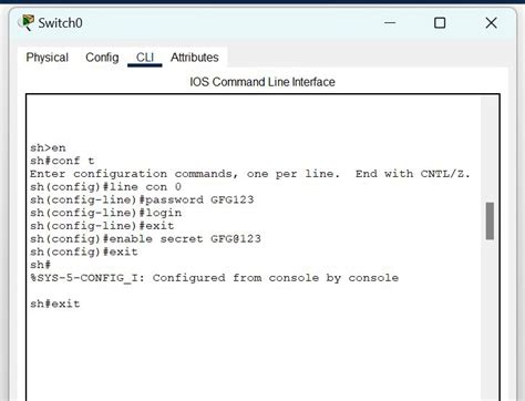 Switch Config Telegraph