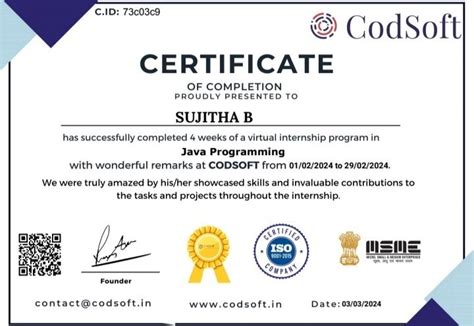 sujitha b on linkedin codsoft codsoftinternship java