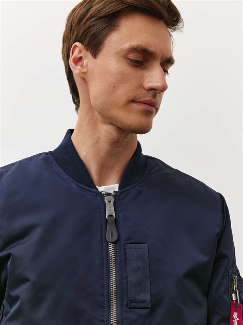 Бомбер Alpha Industries MA-1 Mod Rep. Blue (Синий) - купить по лучшей ...