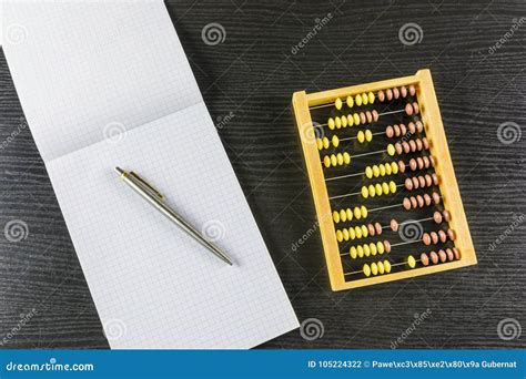 Counting On An Abacus Stock Photo Image Of Instrument 105224322
