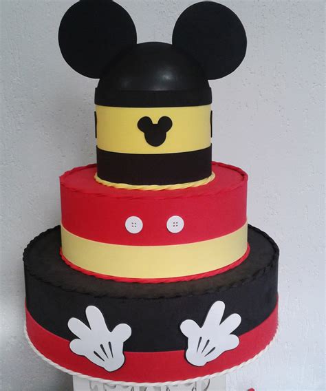 Bolo Fake Mickey 60 Ideias Diferentes Que Vão Te Encantar