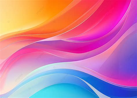 Colorful Background With Soft Curves And Gentle Waves Design Colorful Background Abstract