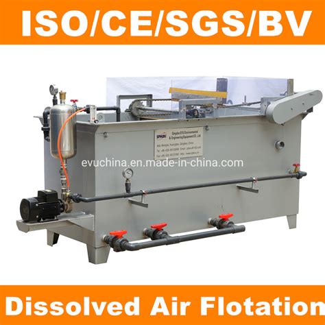 Daf Dissolved Air Flotation Solid Liquid Separation Device For Tourist