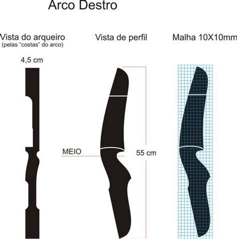 Recurve Bow Riser Template