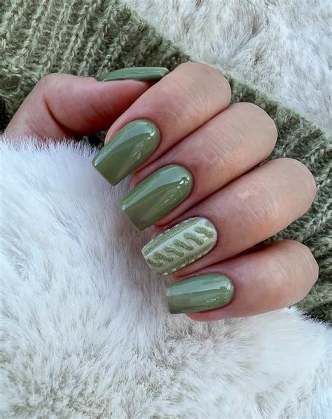 Gorgeous Olive Green Nails You Ll Absolutely Love