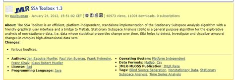 Stationary Subspace Analysis 即平稳子空间分析 Matlab代码分享子空间辨识matlab代码 Csdn博客